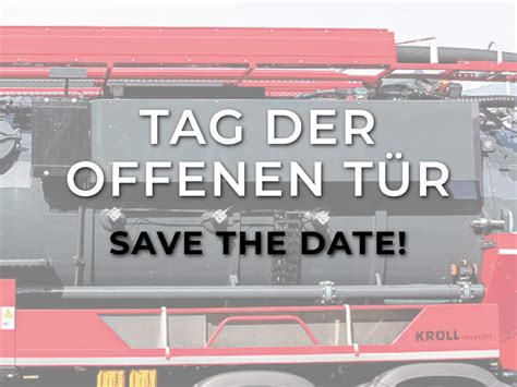 TAG DER OFFENEN TÜR SAVE THE DATE Toni Küpfer SA