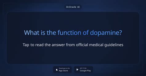 What Is The Function Of Dopamine