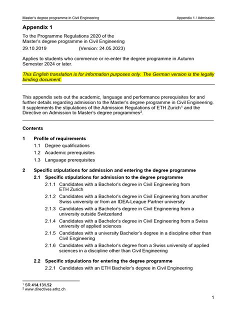 Msc Civil Engineering Appendix Pdf Academic Degree Bachelors Degree