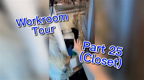 Artist Workroom Tour Part 25 Closet Youtube