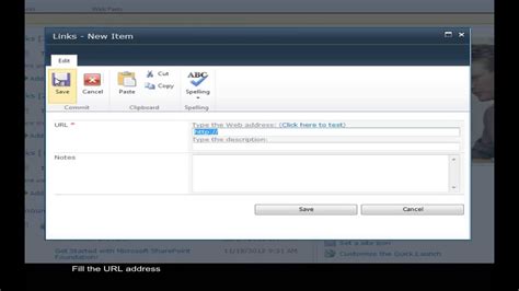 Sharepoint Add Links Youtube