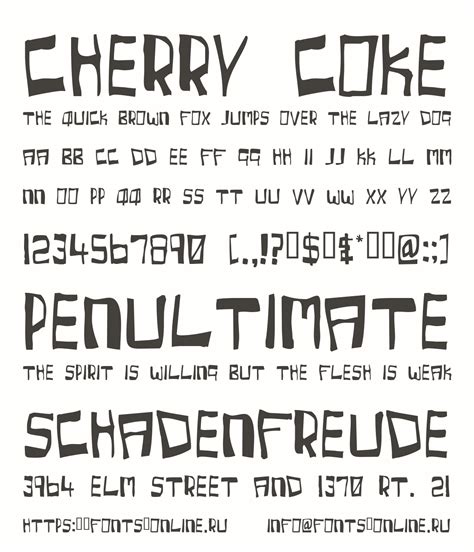 Cherry Coke Font