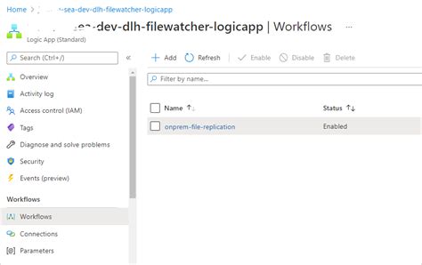 Connect On Premises File System Using Azure Logic Apps Workflows