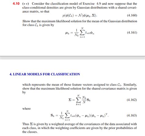 4 10 consider the classification model of