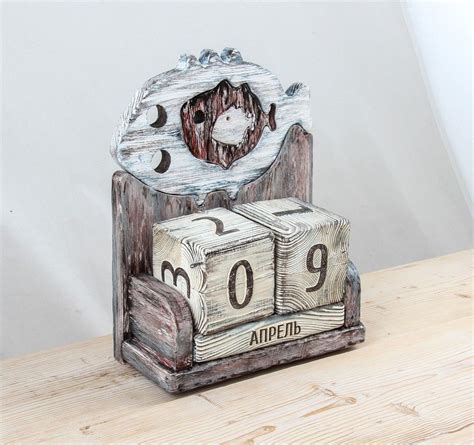 Вечный календарь из дерева купить Вечный календарь Календарь Поделки