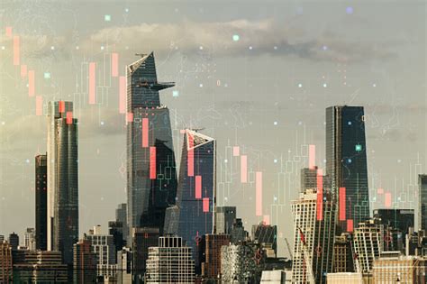 뉴욕 시 케이프 배경 파산 및 경기 침체 개념에 경제 위기 차트와 세계지도 홀로그램 다중 노출 0명에 대한 스톡 사진 및 기타