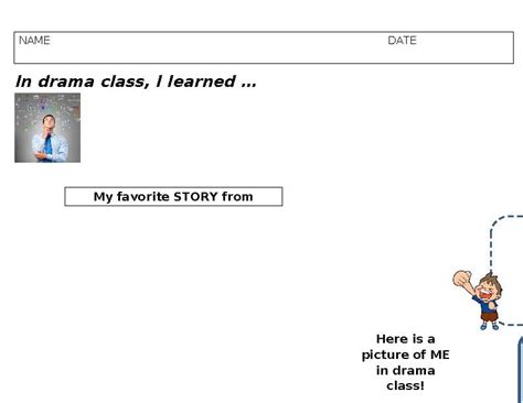 Drama Class End Of Year Reflection By Drama Resources And More Tpt