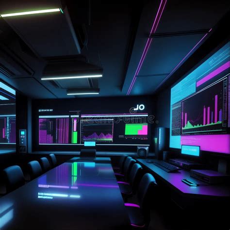 Big Screen At Office With Data Analytics Stock Image Image Of Tech Businessman 308945735