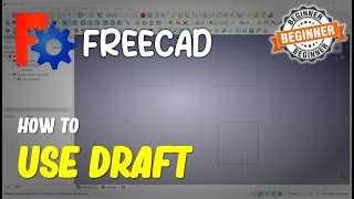Basic Guide To Draft Workbench In Freecad Freecad Freecad Part Tutorial Freecad Draft Mechnexus