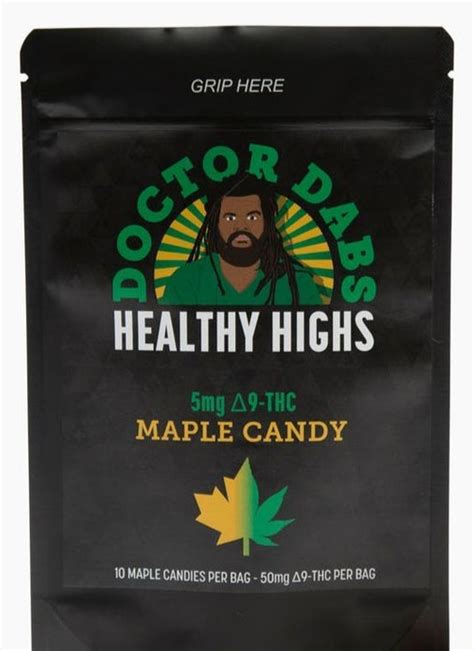 Doctor Dabs Candy Maple 10 Pieces 50mg Delta 9 Thc Twin Cities High