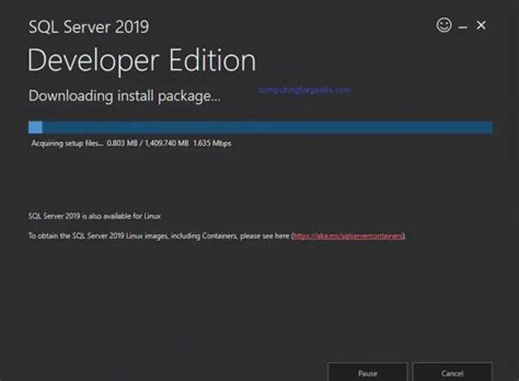 Install Sql Server 2019 Developer Edition On Windows Server 2019