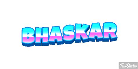 Bhaskar Name Animated  Logo Designs