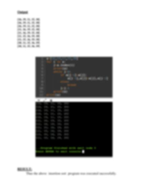 Solution Python Programming Lab Insertion Sort Studypool