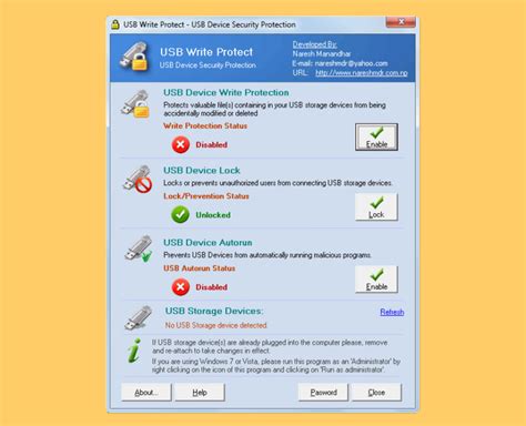 Freeware To Lock Disable Usb Drives Prevent Data Theft In Office