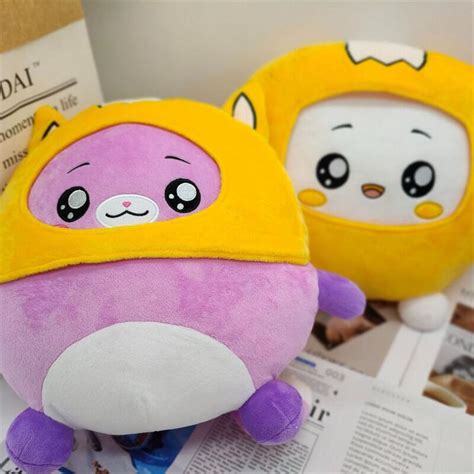 40cm Lankybox Thicc Plushie Toy Boxy Shark Foxy Rocky Sticky N Canny