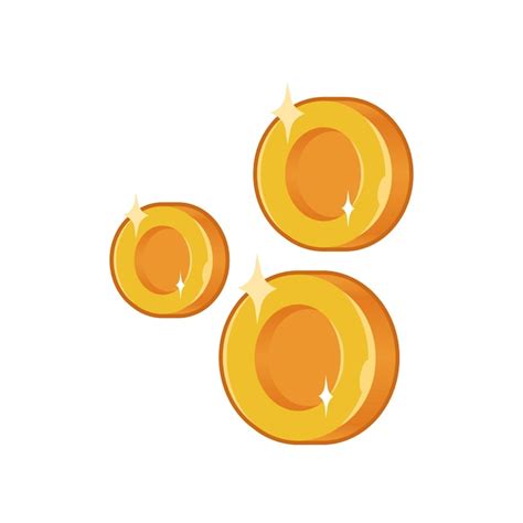 Premium Vector Coin Vector Illustration Coin Flat Icon