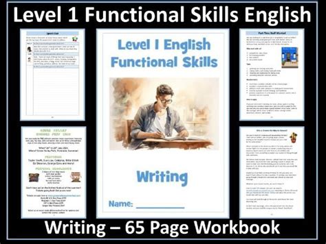 English Functional Skills Level 1 Workbooks Bundle Teaching Resources