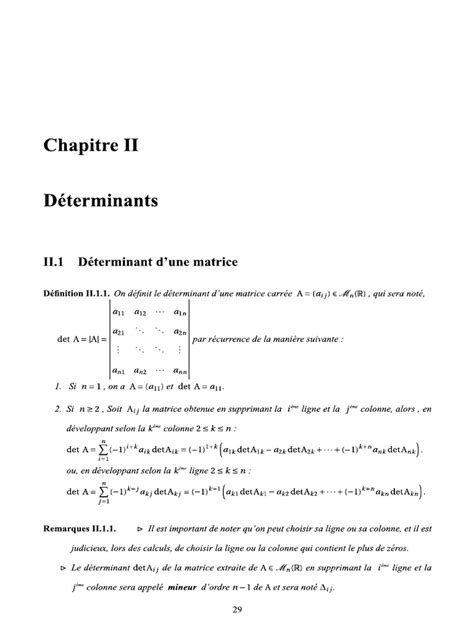 Determinant Pdf