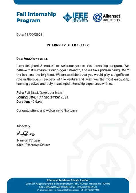 Anubhav Verma On Linkedin Internshipjourney Newbeginnings Fullstackdeveloper