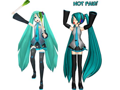 MMD Miku Is Jealous Of Project Diva Miku By Mattwo On DeviantArt