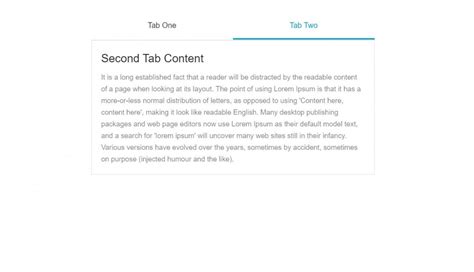JavaScript Tabs Design Examples OnAirCode