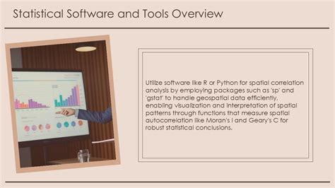 Statistical Software And Tools Overview Spatial Correlation Function
