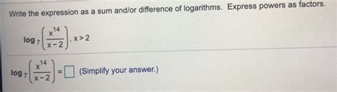 solved write the expression as a sum and or difference of
