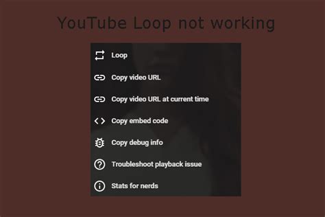 What To Do If Youtube Loop Doesnt Work Follow The Guide Minitool