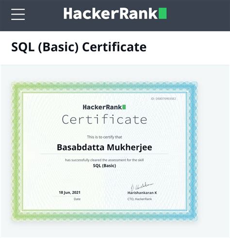 Basabdatta Mukherjee On Linkedin Hackerrank Datascience Programming