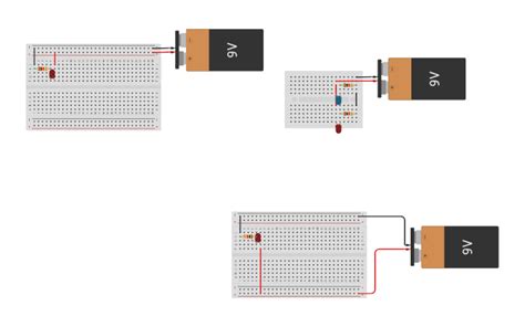 Circuit Design Protoboard Tinkercad