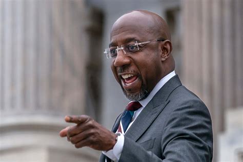 Download Raphael Warnock Speaking In White House Wallpaper