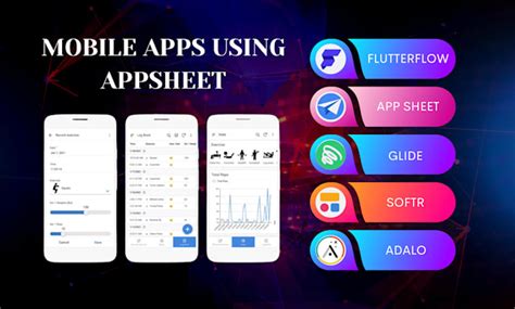 create mobile app using flutterflow appsheet and softr by mercylee12