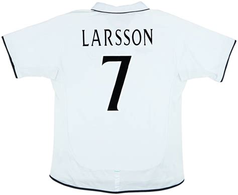 2001 02 Celtic Away Shirt Larsson 7 710 Xl