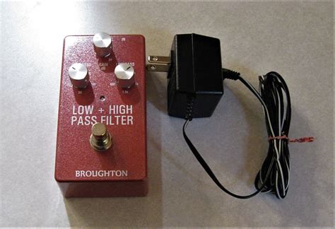 broughton hpf lpf high pass filter low pass filter with power reverb