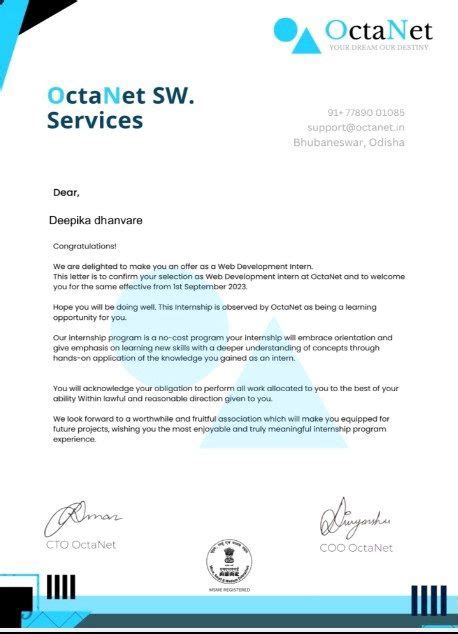 Deepika Dhanvare On Linkedin Octanet