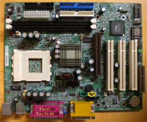 Msi Ms 6340 Ver 5 Mainboard Sockel 462 Agp Pci Cn
