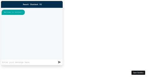 Chatbot Ui Codesandbox