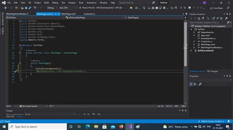 C It Seems Xamarin Listview Binding Is Broken In Updated Vs 2019 16