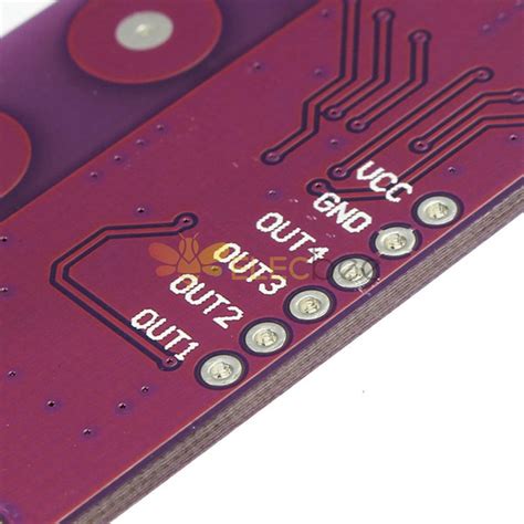 10pcs Cjmcu 0401 4位按鍵電容式觸摸接近傳感器模塊，帶自鎖功能