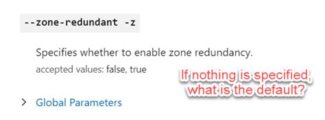 Az Sql Clarity Requested For Zone Redundant Parameter · Issue 26317 · Azureazure Cli · Github