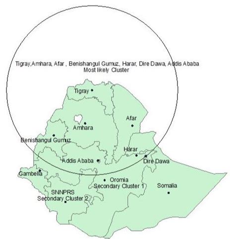 Space Time Satscan Analysis Iron Supplementation Coverage Among Women Download Scientific