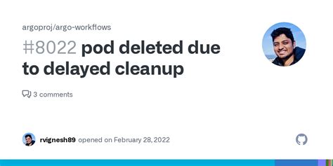 Pod Deleted Due To Delayed Cleanup · Issue 8022 · Argoprojargo