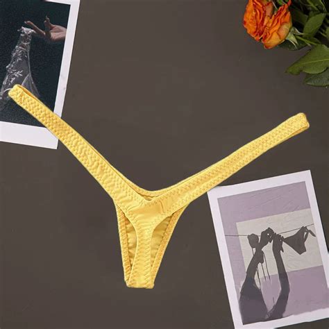 2023 여성용 딥 V 티팬티 통기성 라인 속옷 섹시한 핫 로우 웨이스트 미니 팬티 비키니 하의 끈 팬티 여성 팬티 신상