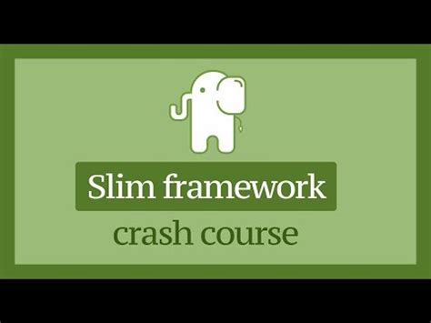 PHP Slim Framework As Backend Api For Frontend Application Crash Course YouTube