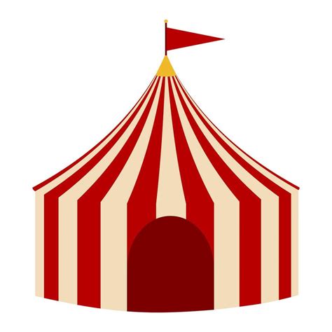 Circus Tent Illustration Design Of A Traditional Circus Environment