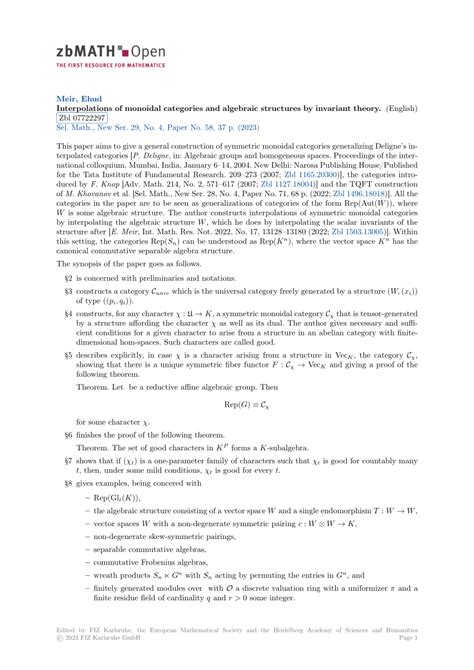 pdf a review of meir ehud interpolations of monoidal categories and