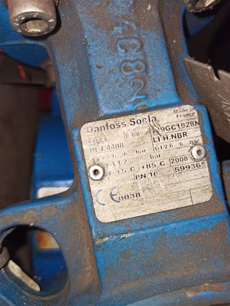 Danfoss Socla SYLAX Butterfly valve with Damcos actuator DN150 ...