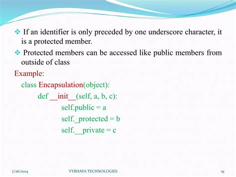 Basics Of Object Oriented Programming In Python Pptx