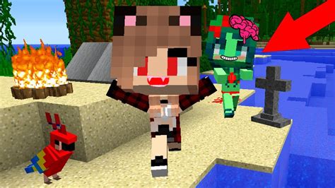 РЕБЕНОК И ДЕВУШКА ВЫЖИВАНИЕ НА ОСТРОВЕ В МАЙНКРАФТ МУЛЬТИК ДЛЯ ДЕТЕЙ