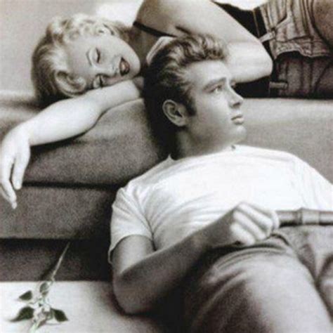 James Dean And Marilyn Monroe Poster Lot Framed Marilyn Monroe And